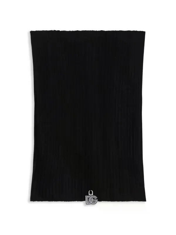 Dolce & Gabbana Rib-knit Neck Warmer - Blue
