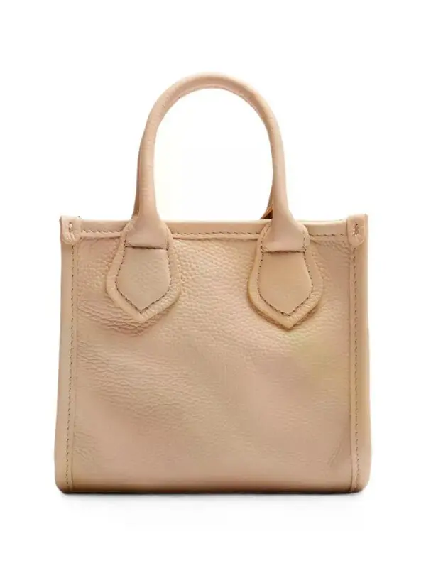 LANCEL Logo-embossed Grained Leather Tote Bag