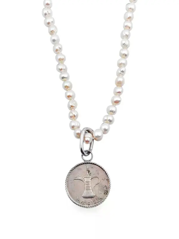 ZAMANI JEWELRY Dirham Pearl Necklace
