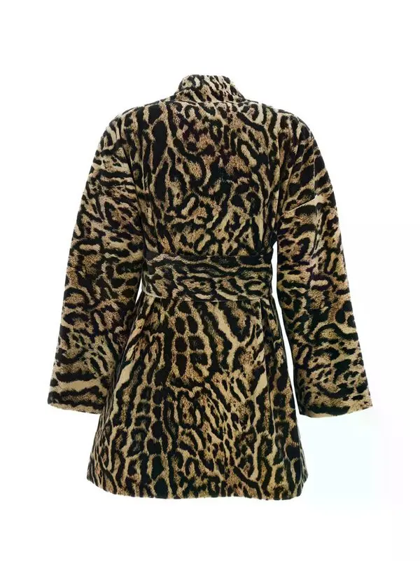 IRIE' Leopard-print Belted Coat