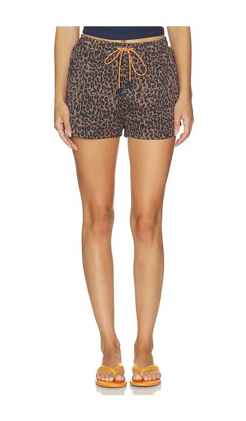 The Upside Ludlow Lucky Run Short In . Also - Brown