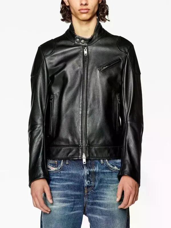 DIESEL® L-hein Leather Biker Jacket