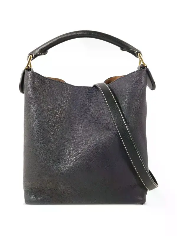 Loewe Anagram-detail Two-way Handbag - Blue
