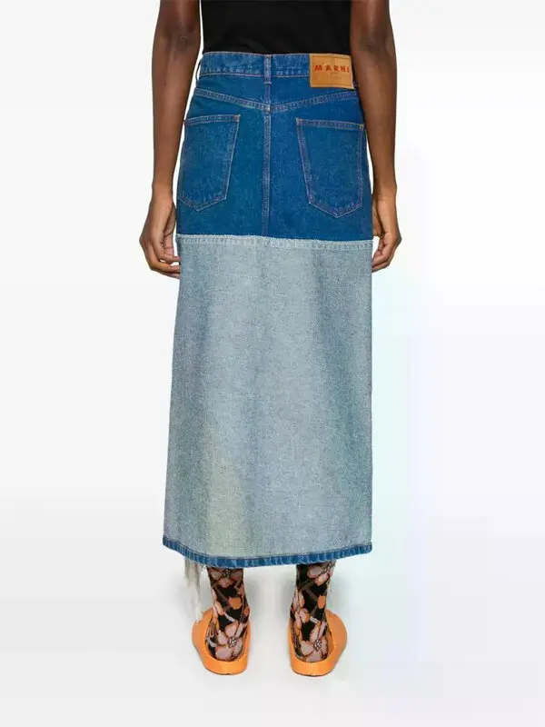 Marni Organic Cotton Denim Skirt
