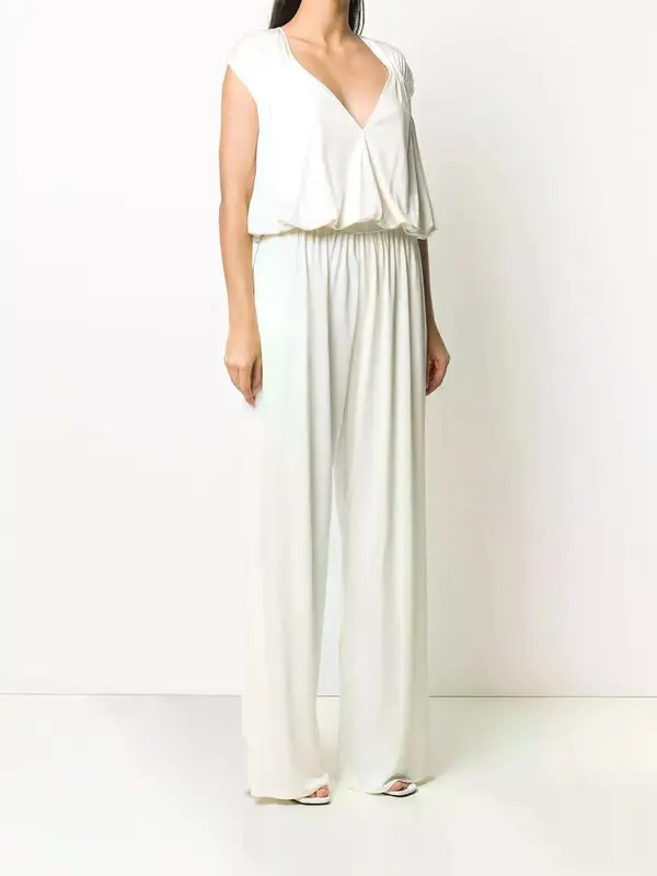 TOM FORD Silk V-neck Jumpsuit