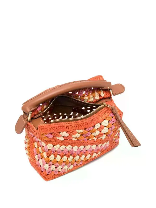 Loewe X Paula's Ibiza Puzzle Woven Clutch Bag