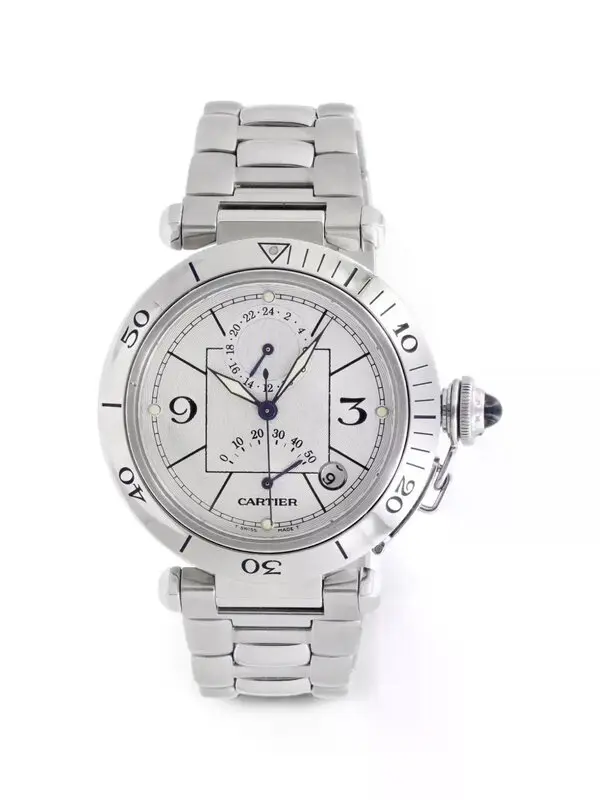 Cartier Pasha 38mm Watch - Silver