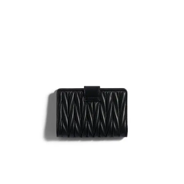 Miu Miu Matelassé Nappa Leather Wallet
