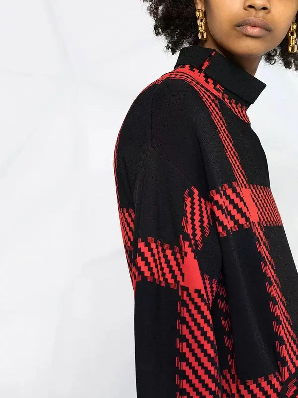 Stella McCartney Check-print Belted Dress