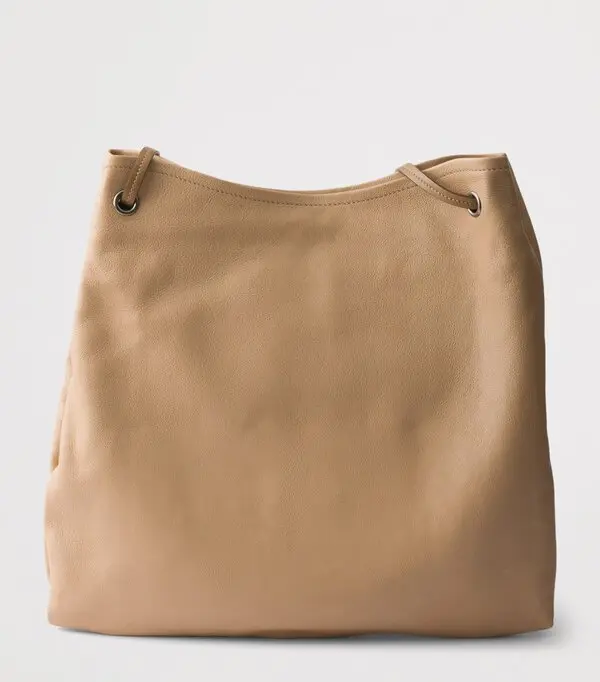 Prada Large Leather Route Shoulder Bag