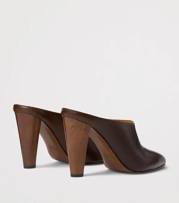 Ralph Lauren Leather Ashtyn Mules 95