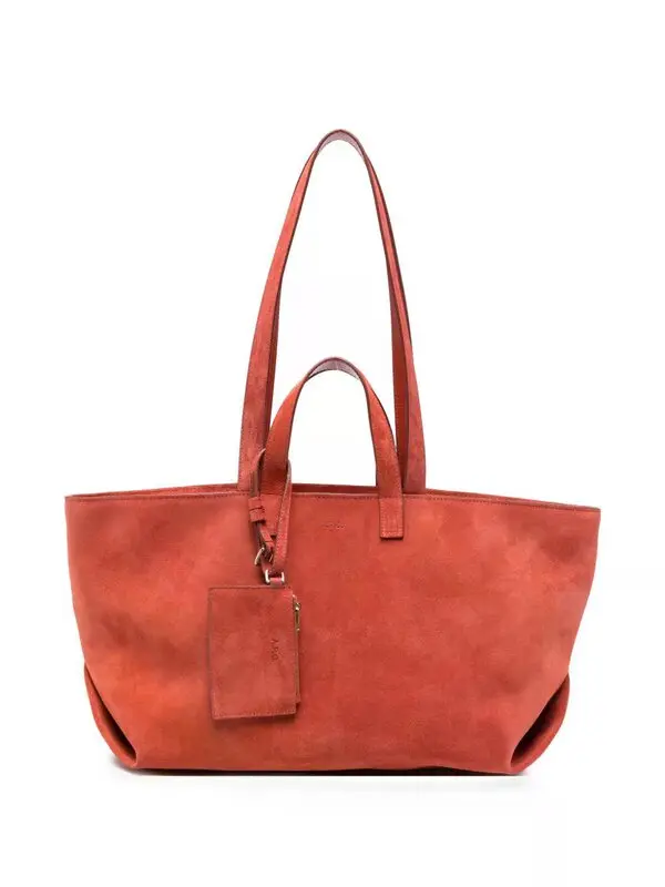 A.p.c. Drummer Suede Tote Bag - Orange