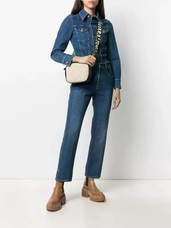 Stella McCartney Dark Vintage Wash Denim Jumpsuit
