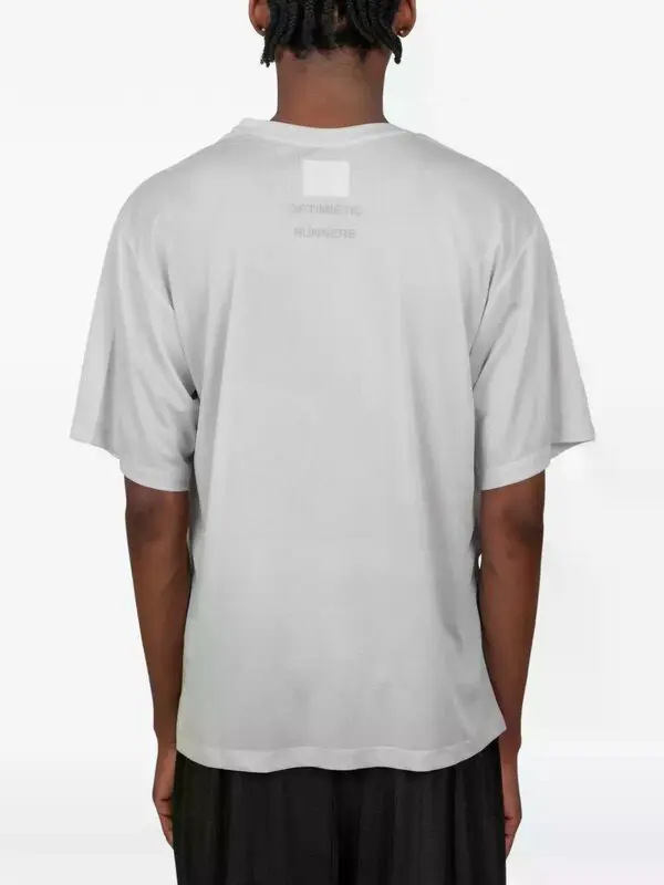OPTIMISTIC RUNNERS Logo-print T-shirt