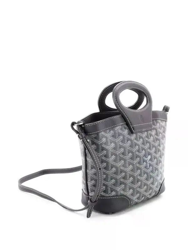 Goyard Beluga Mini Tote Bag In Coated Canvas - Grey