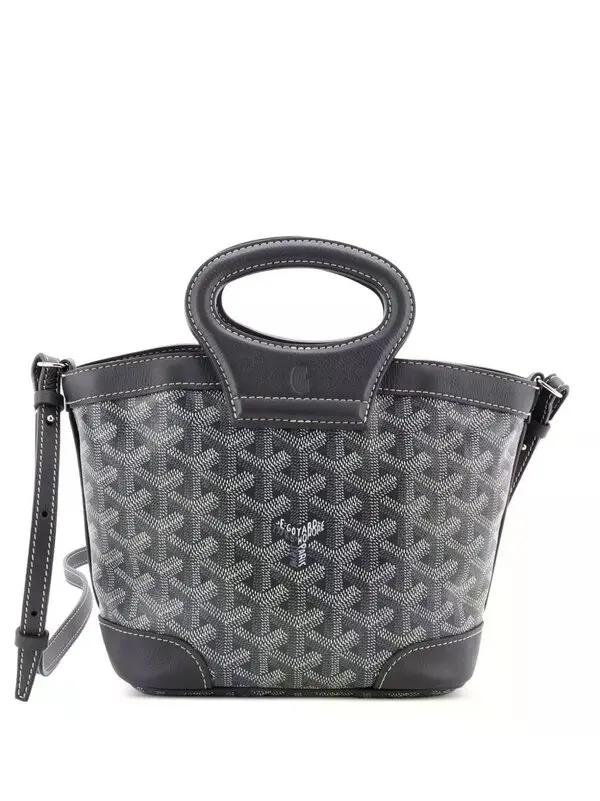 Goyard Beluga Mini Tote Bag In Coated Canvas - Grey