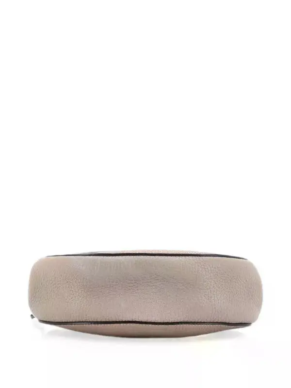 Chloé Drew Leather Small Crossbody Bag - Grey