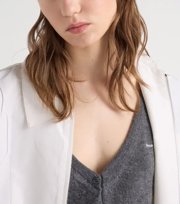 Prada Cashmere Cropped Cardigan