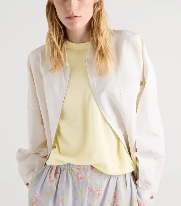 Prada Cashmere T-shirt Sweater - Yellow