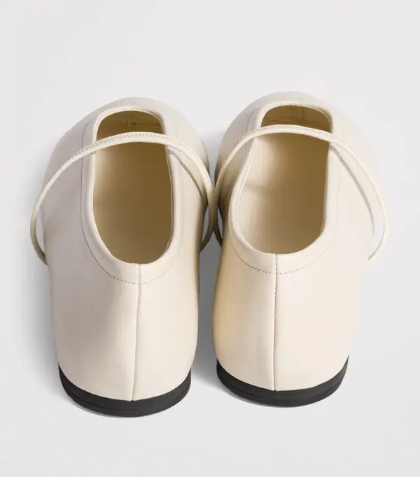 Miu Miu Nappa Leather Mary Jane Ballet Flats