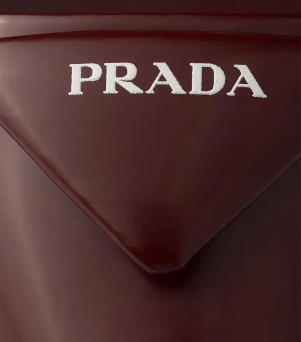 Prada Brushed Leather Slingback Pumps 75