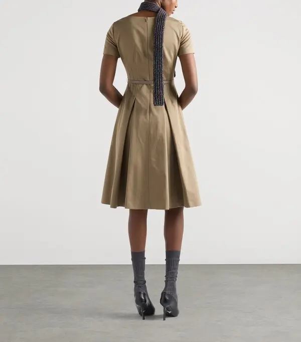 Prada Cotton Belted Mini Dress