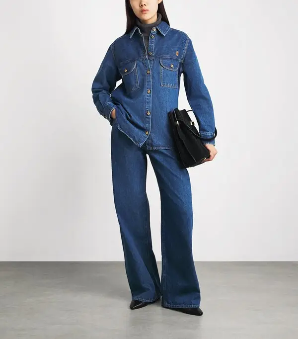 BLAZÉ MILANO Nariida Berber Denim Shirt