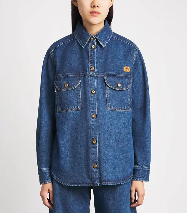 BLAZÉ MILANO Nariida Berber Denim Shirt