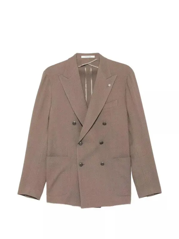 Tagliatore Double-breasted Peak-lapels Blazer
