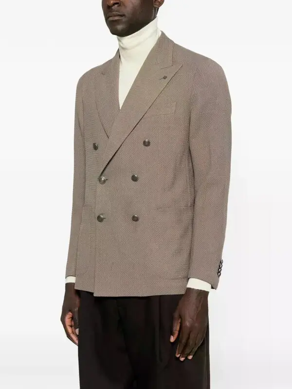 Tagliatore Double-breasted Peak-lapels Blazer