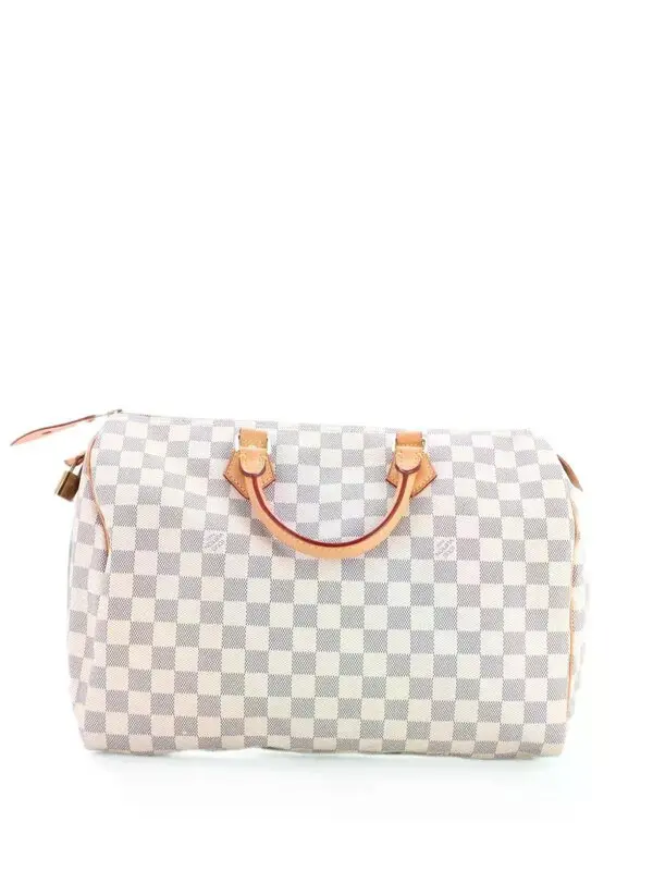 LOUIS VUITTON Speedy Handbag Damier 35 Satchel