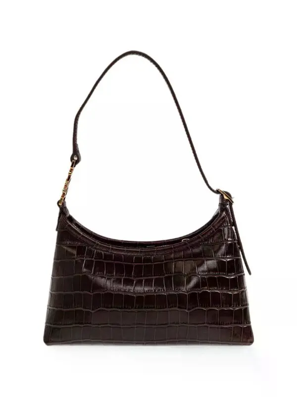 Kurt Geiger Sling Flowers Croc-effect Shoulder Bag