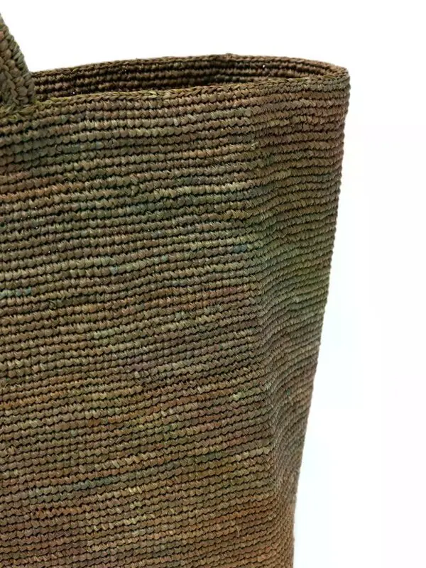 SOPHIE DIGARD Woven Raffia Tote Bag
