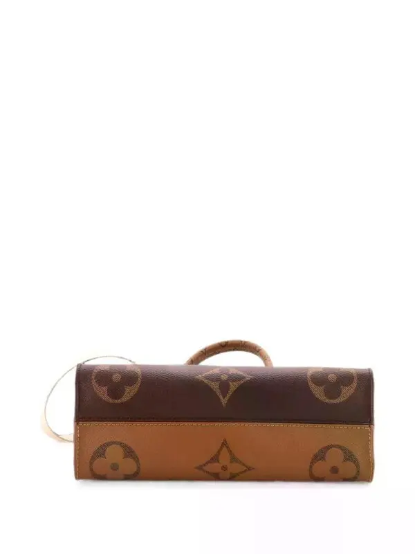 LOUIS VUITTON Onthego Tote Reverse Monogram Giant East West Shoulder Bag