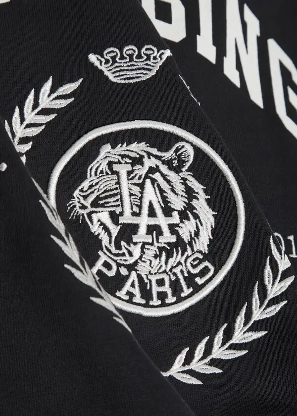 ANINE BING Miles Cotton Logo Sweatshirt