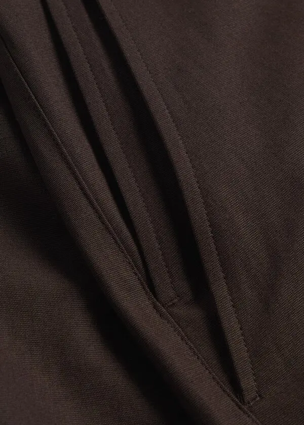 Vince Relaxed Straight-leg Stretch-cotton Trousers