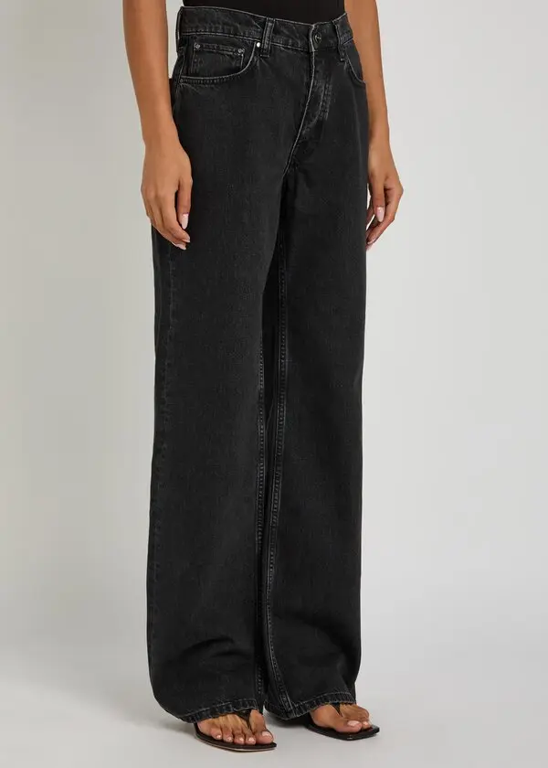 ANINE BING Hugh Wide-leg Jeans