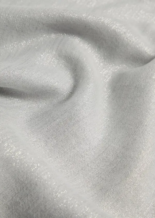 Brunello Cucinelli Lamé Cashmere-blend Scarf
