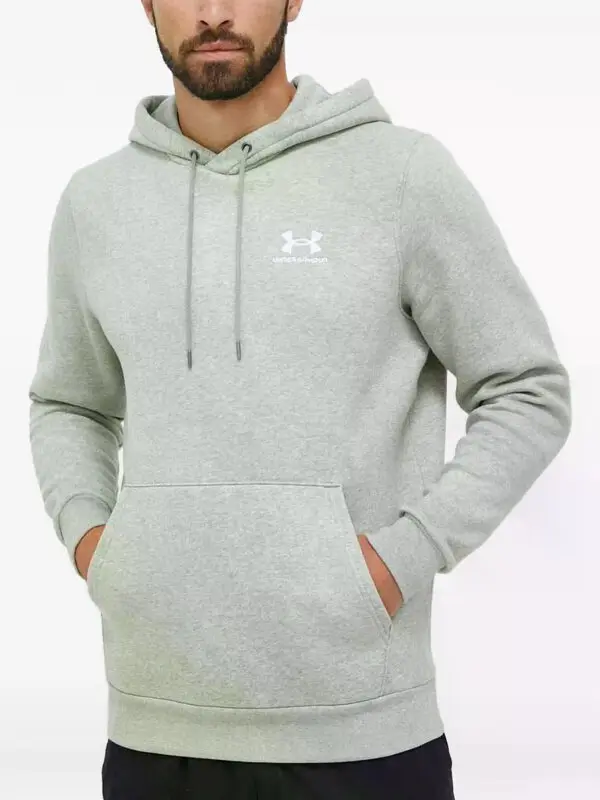Under Armour Ua Icon Logo-print Drawstring Hoodie - Grey