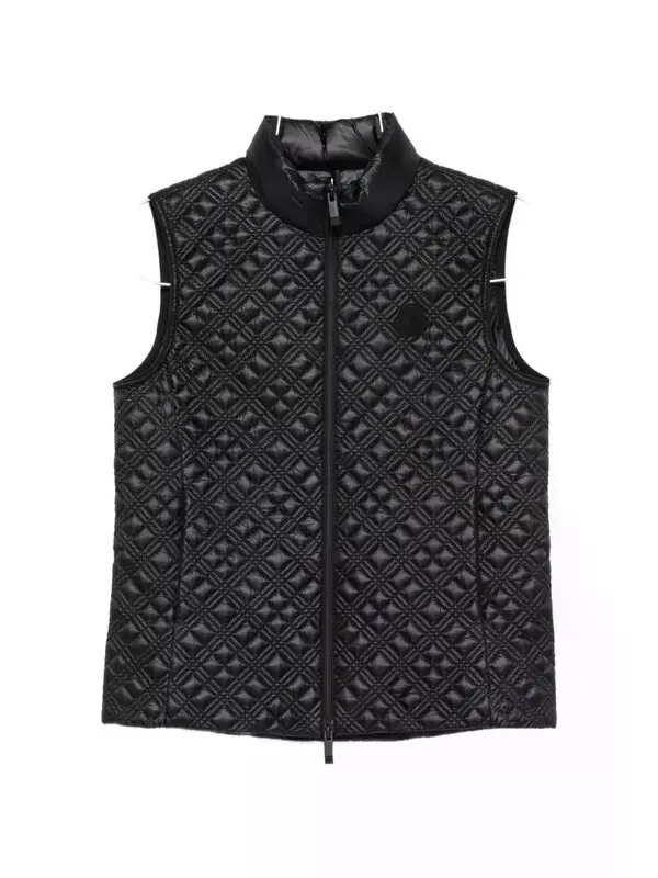 Moncler Quilted Sleeveless Jacket - Black