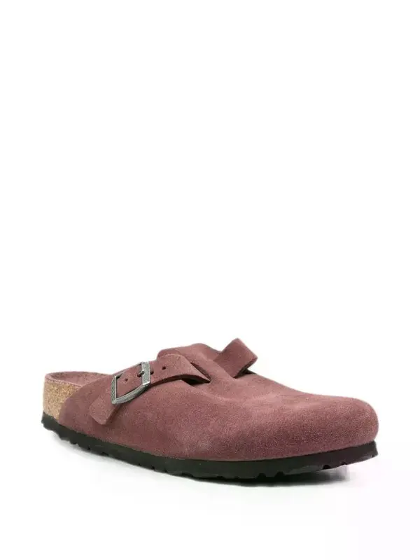 BIRKENSTOCK Naples Suede Mules - Brown