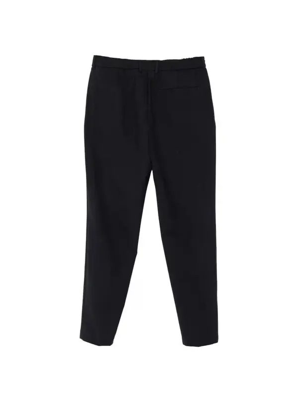 BOSS Elasticated-waistband Wool Trousers