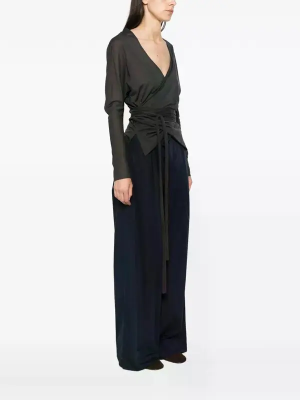 Soeur Wrap-style Blouse