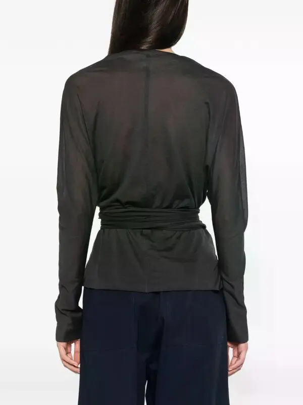 Soeur Wrap-style Blouse