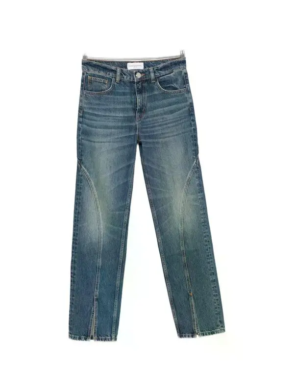 Brandon Maxwell Campbell Spiral-seam Jeans - Blue