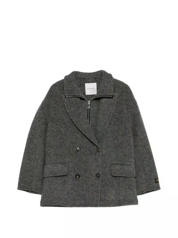 ERMANNO FIRENZE Melange Double-breasted Jacket