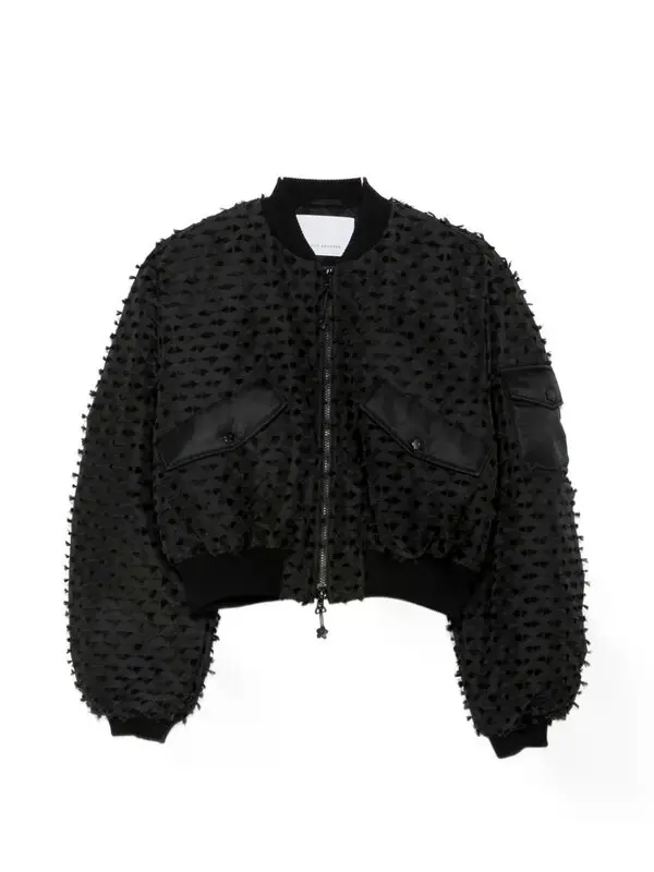 Cecilie Bahnsen Fil-coupé Jacket - Black
