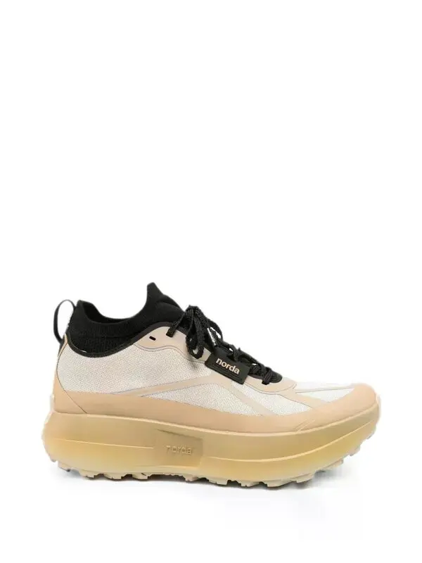 NORDA Panelled Lace-up Sneakers - Neutrals