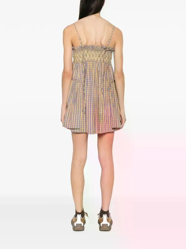 DAMSON MADDER Lilo Mini Dress - Brown