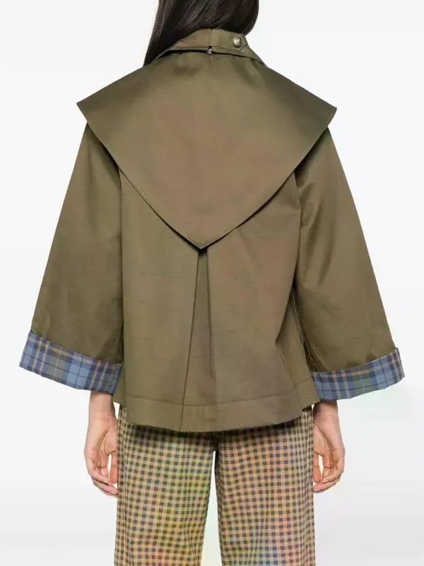 DAMSON MADDER Jerry Trench Coat - Green